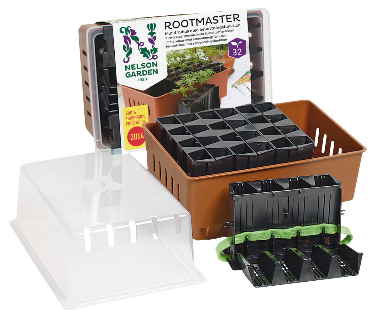 Minidrivhus Rootmaster – 32 potteceller – Strå & Spire AS
